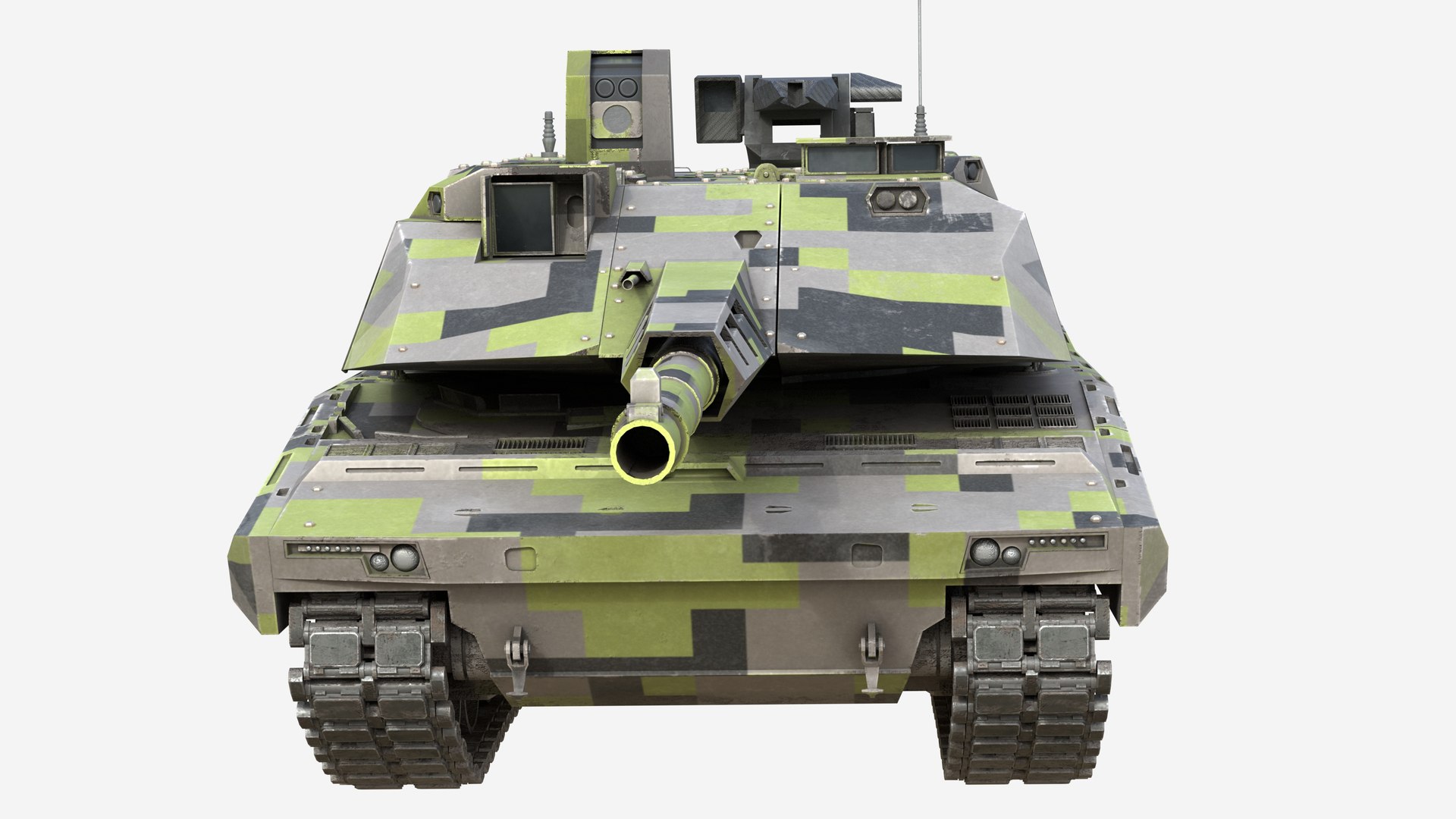 Panther KF51 Main Battle Tank 3D Model - TurboSquid 2268557
