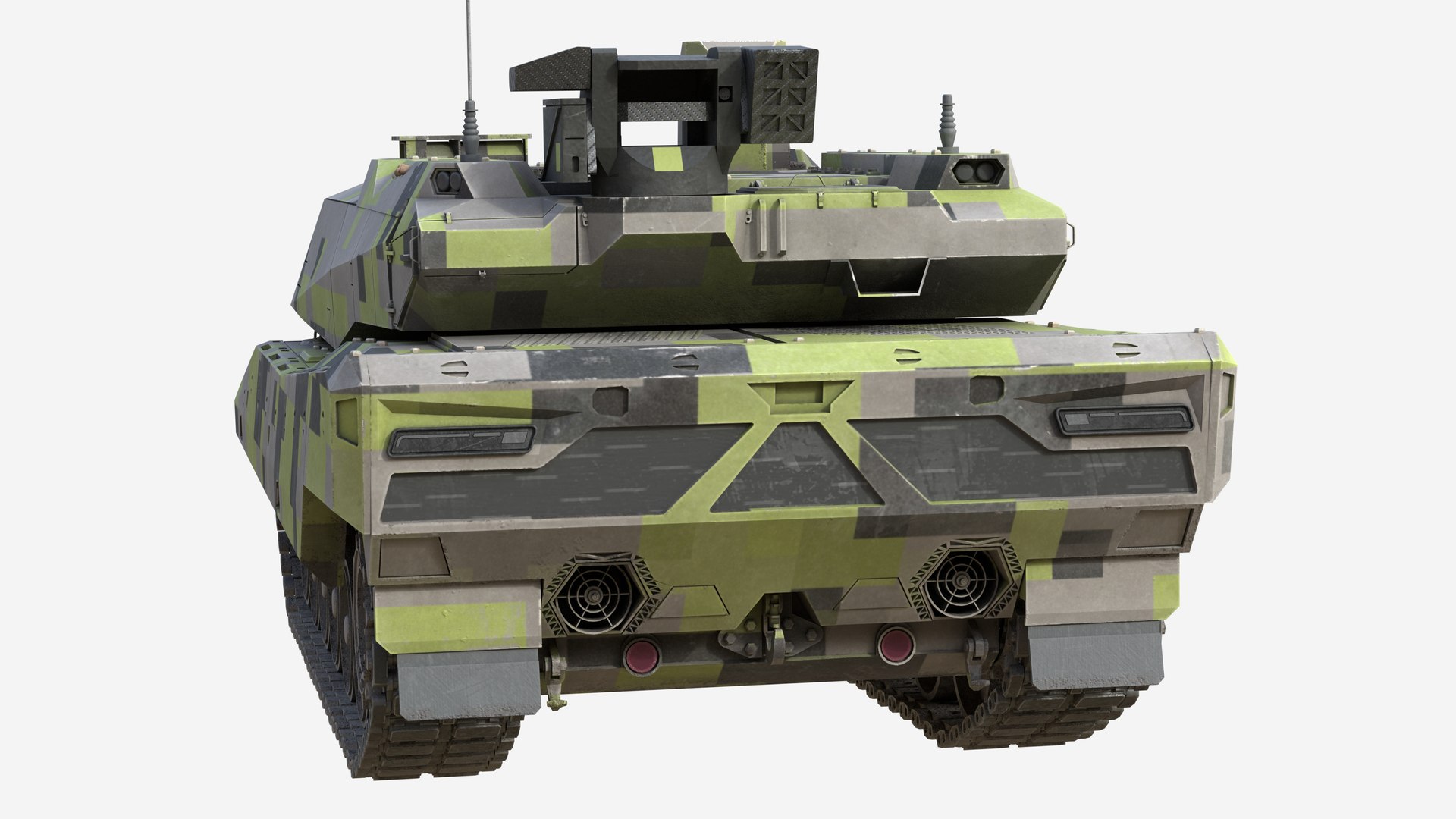 Panther KF51 Main Battle Tank 3D Model - TurboSquid 2268557