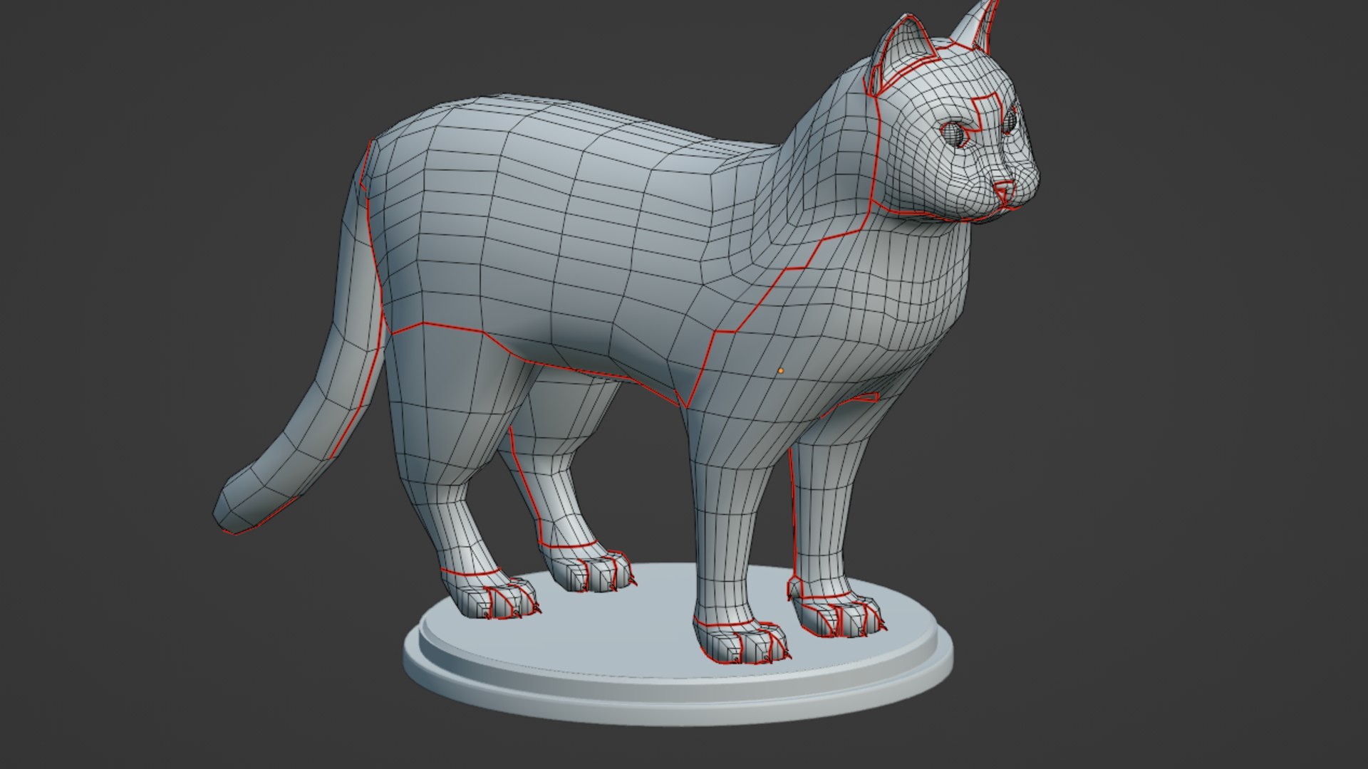 3D Model Cat Low Poly Rigged - TurboSquid 1890587
