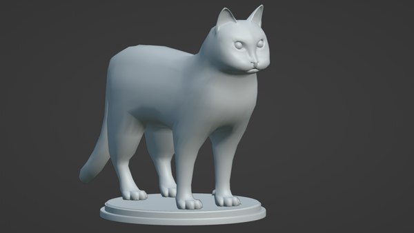 modelo 3d Cat low poly amañado - TurboSquid 1890587