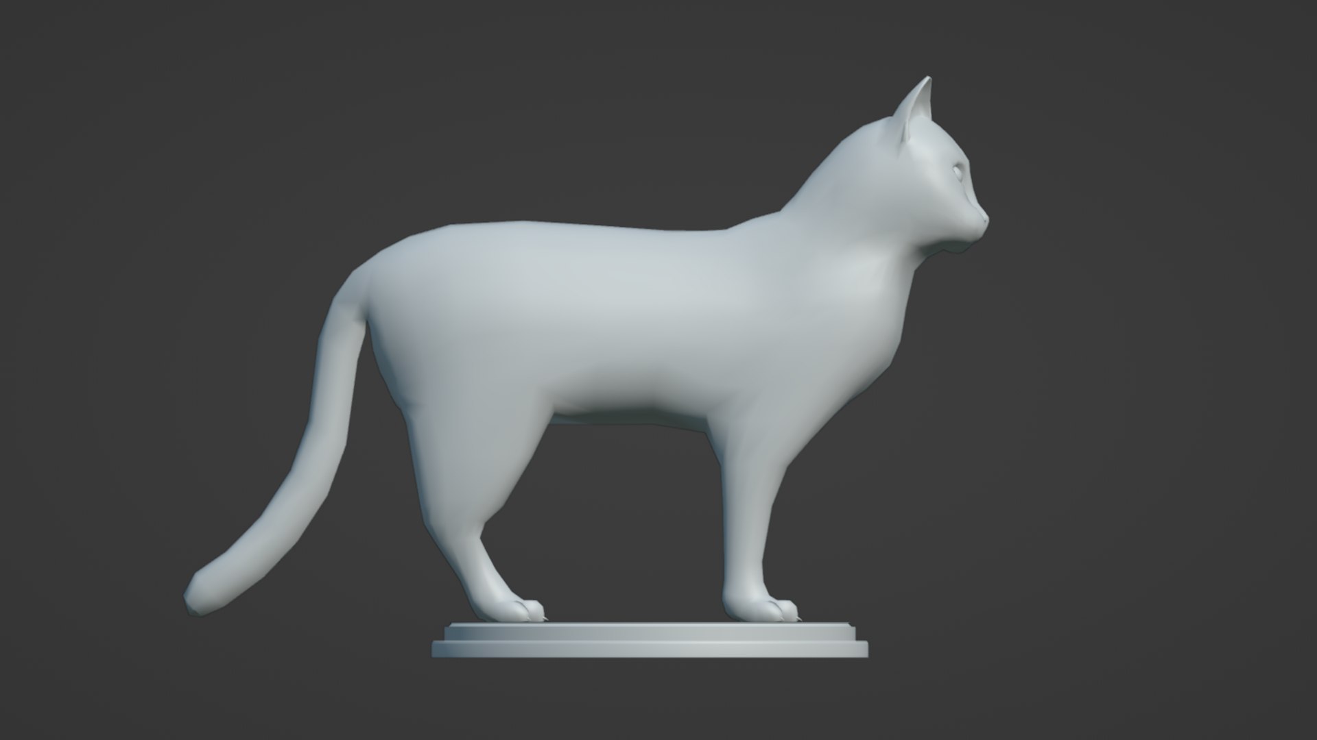 3D Model Cat Low Poly Rigged - TurboSquid 1890587