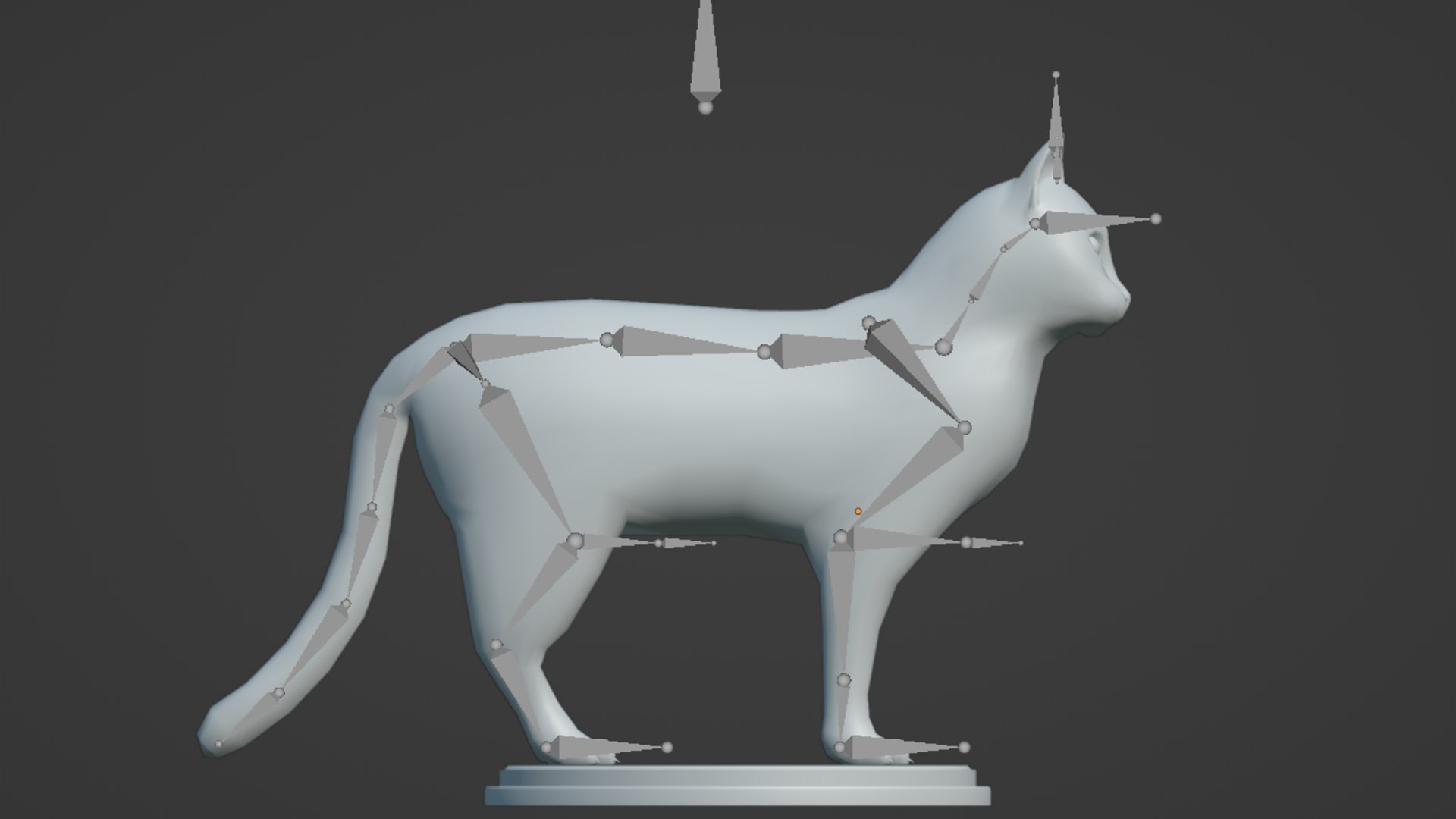 3D Model Cat Low Poly Rigged - TurboSquid 1890587