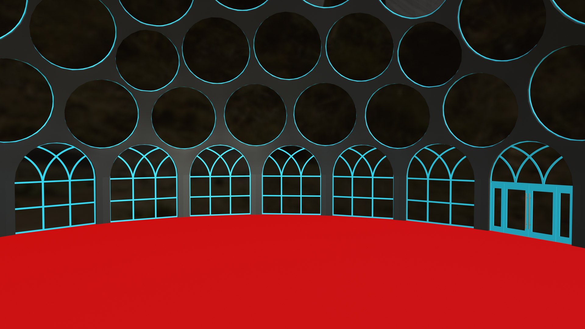 3D Model Futuristic Realistic Dome Structure - TurboSquid 2099738