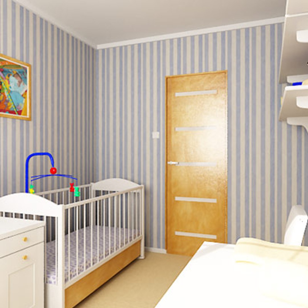 3d Model Of Room Baby
