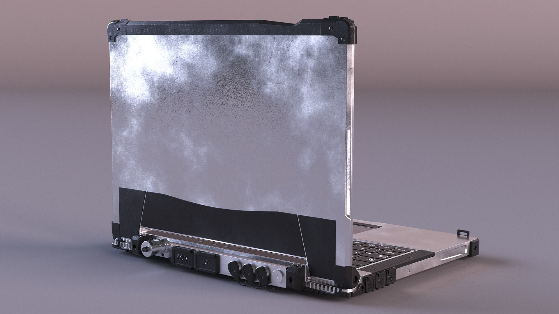 Military Armored Laptop Metallic 3D - TurboSquid 2177858
