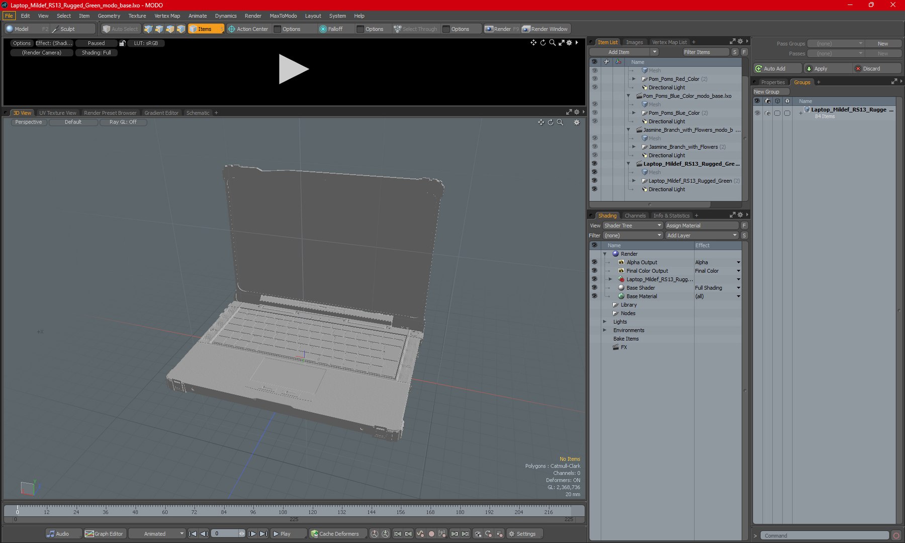 Military Armored Laptop Metallic 3D - TurboSquid 2177858