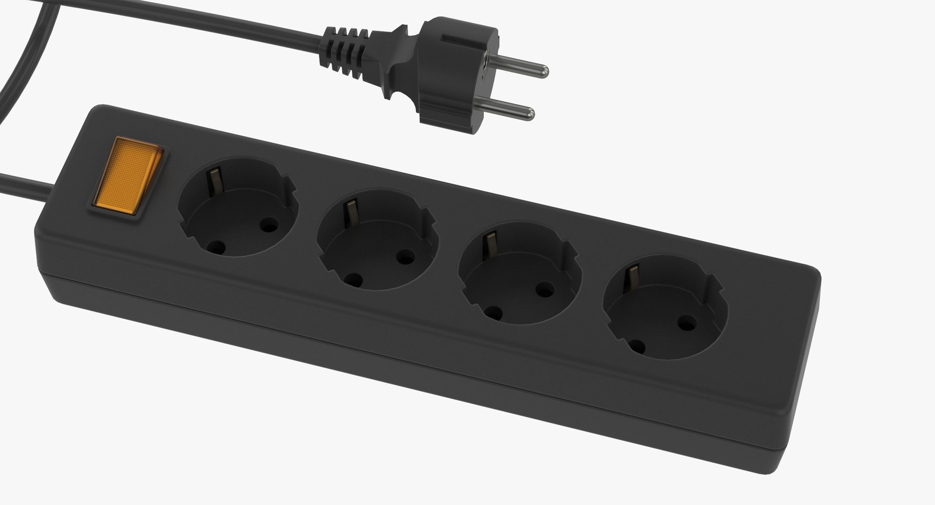 3d Power Strip Model