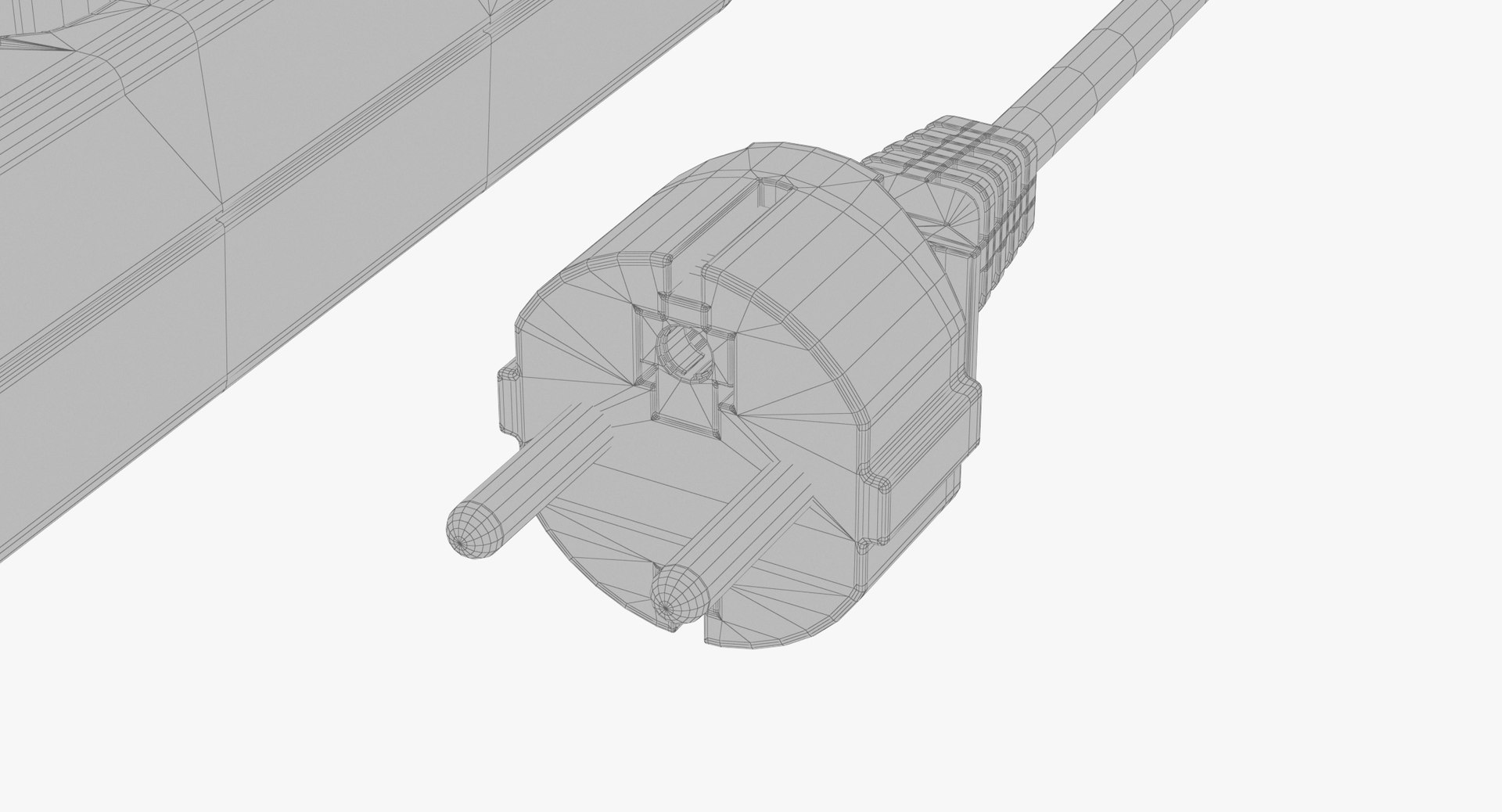 3d Power Strip Model