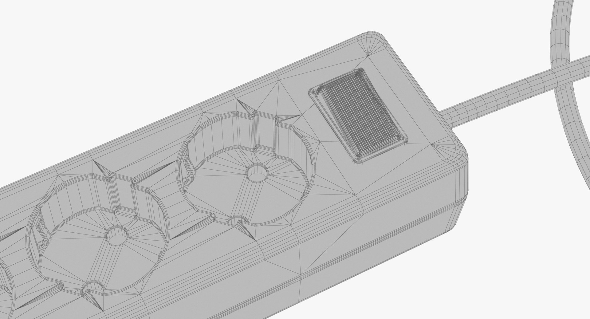 3d Power Strip Model