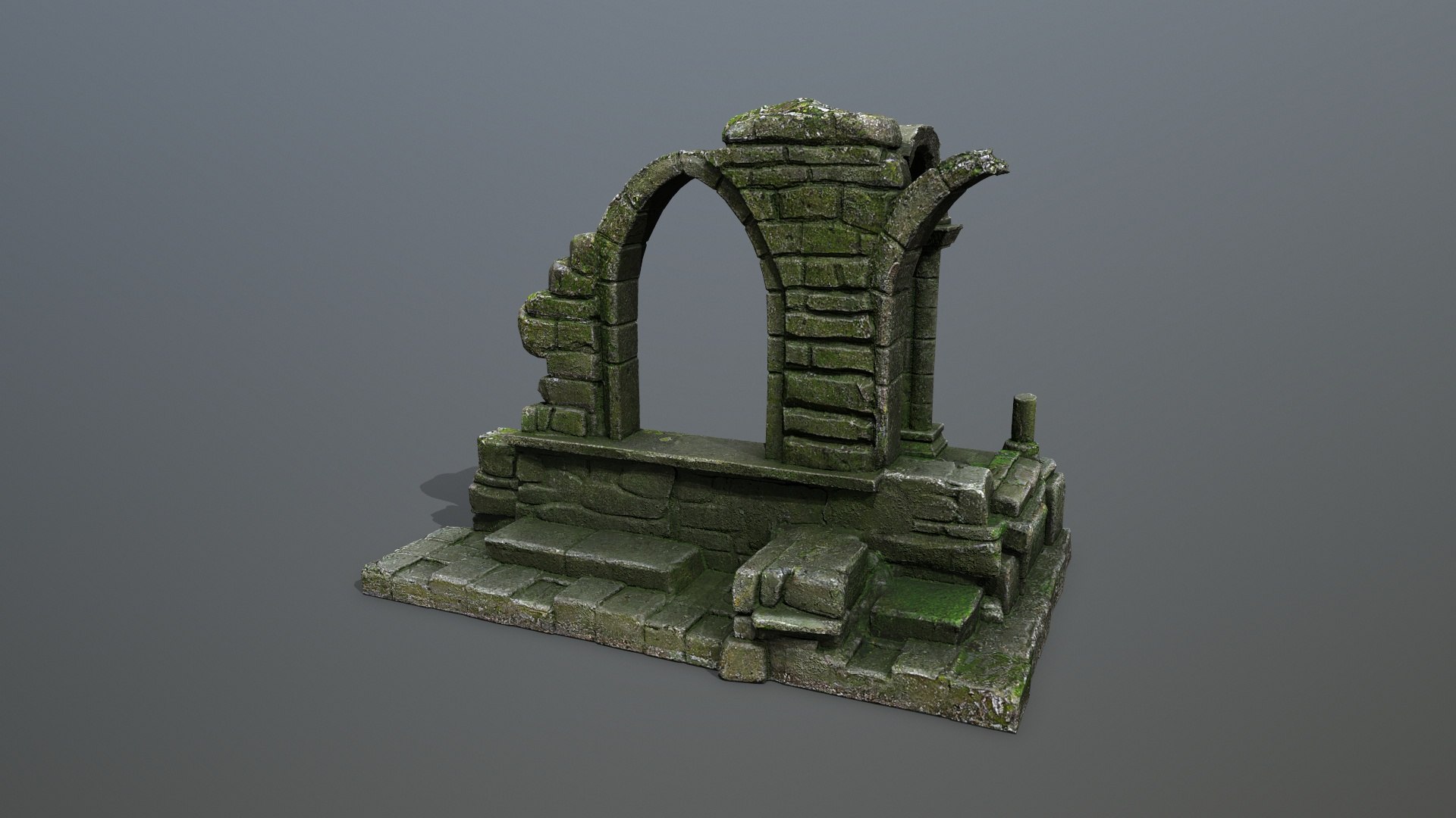 Ruin Gate 3D Model - TurboSquid 2368658