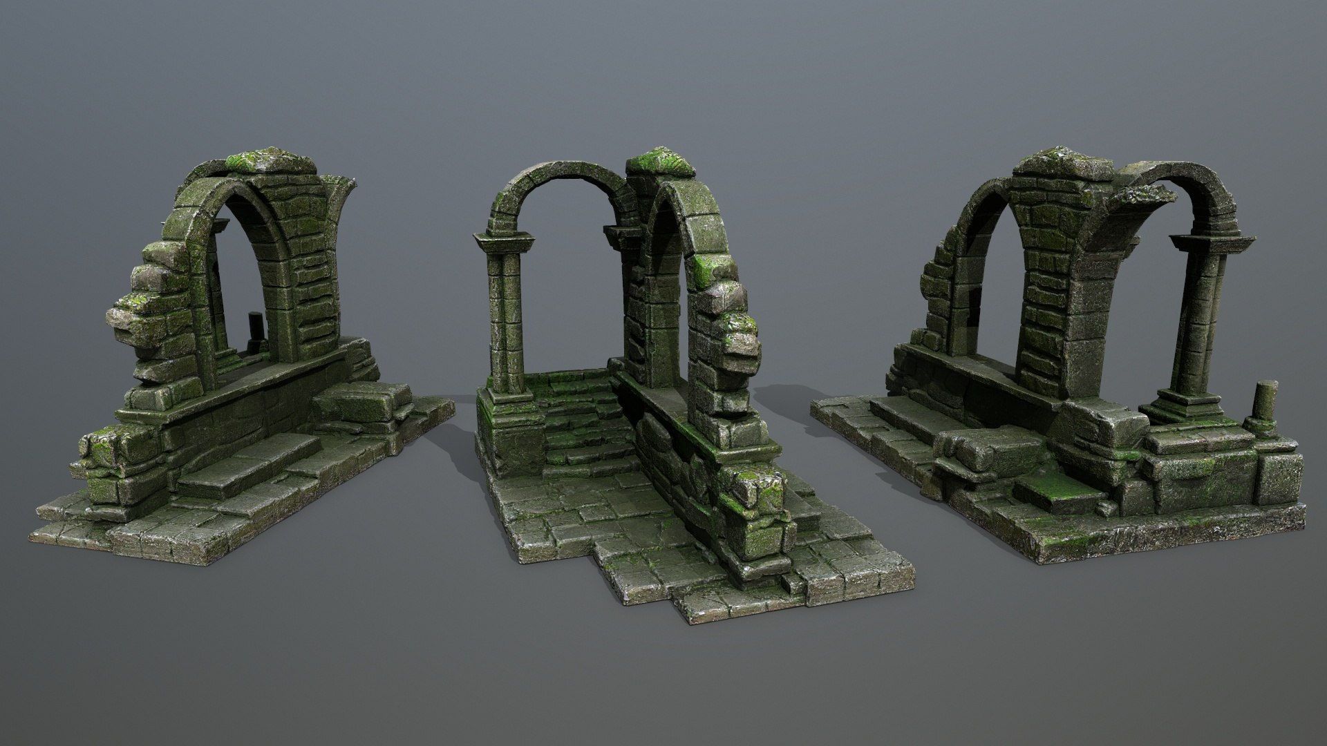 Ruin Gate 3D Model - TurboSquid 2368658