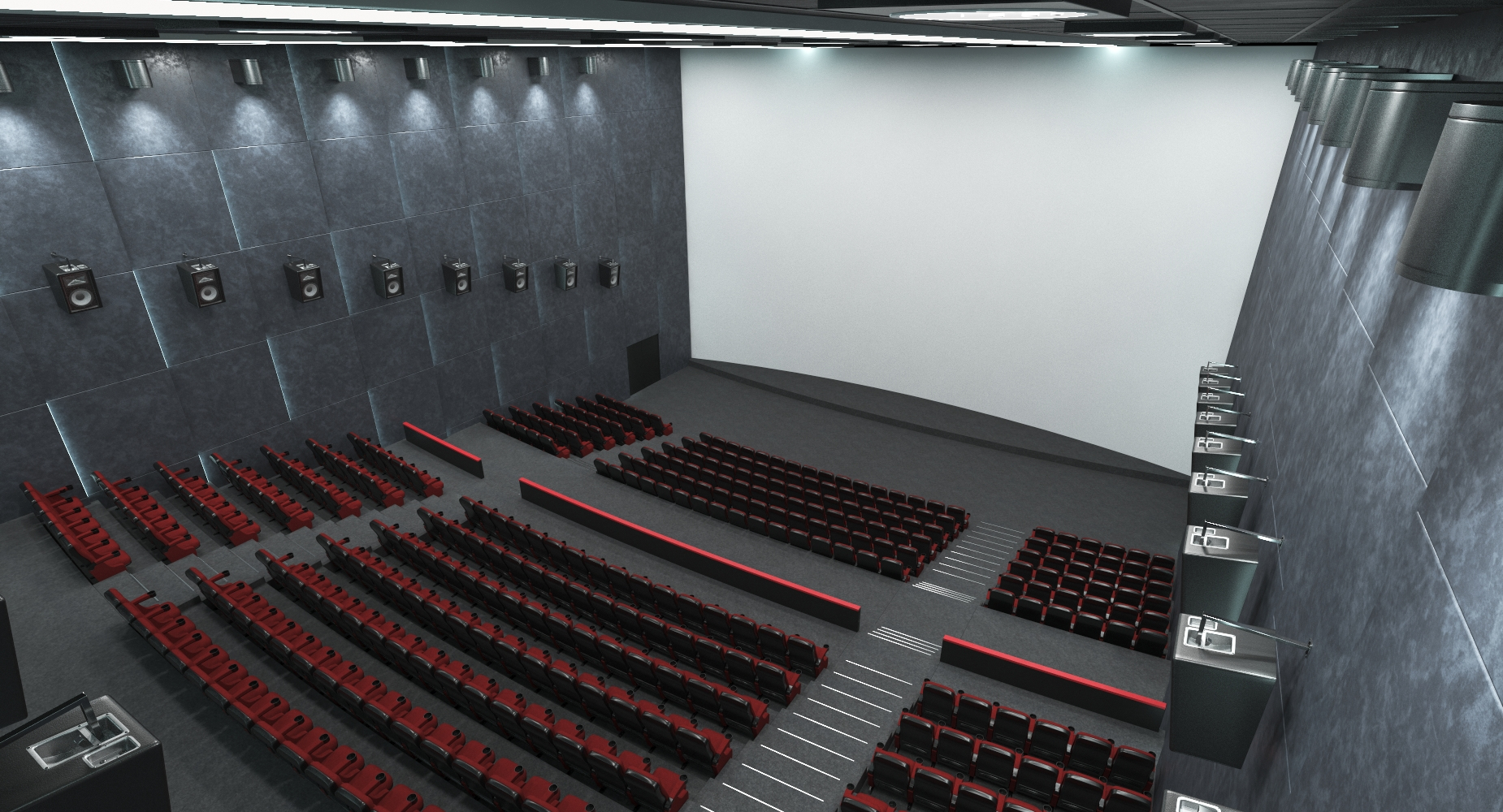 modelo 3d Sala de cine (IMAX) - TurboSquid 1415668