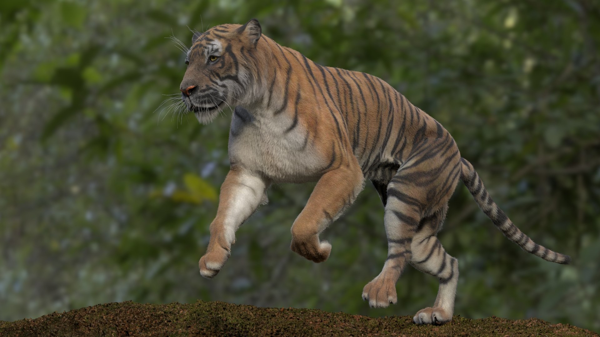 3D TIGGER RIGGED - TurboSquid 2347741