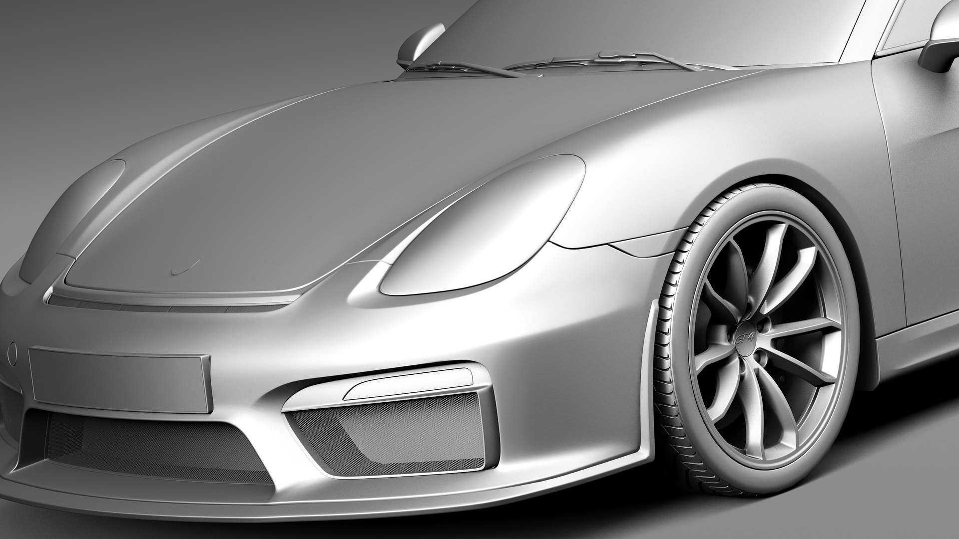 3d 2016 Porsche Gt4 Model