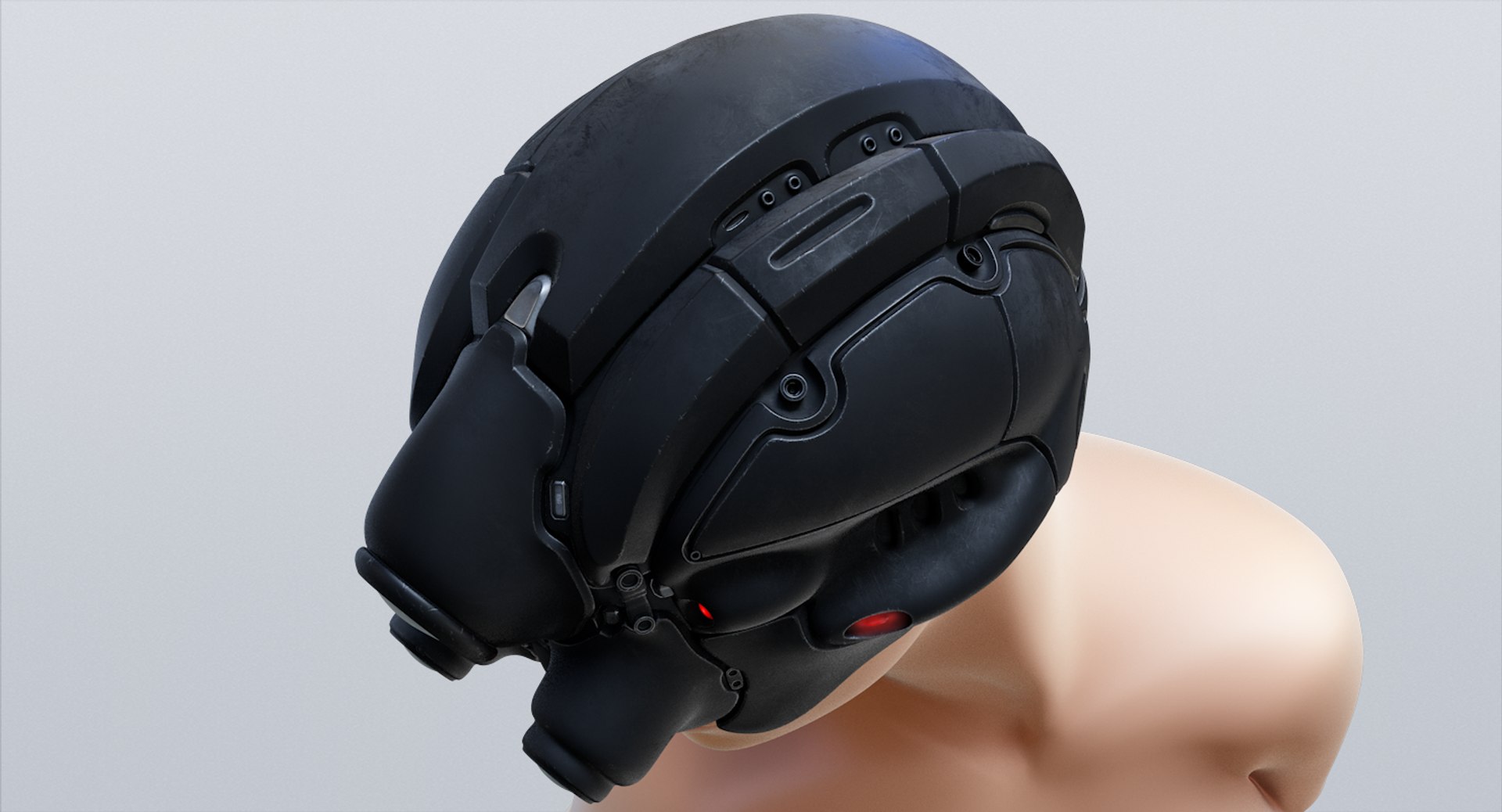 3d Model Sci-fi Helmet 2