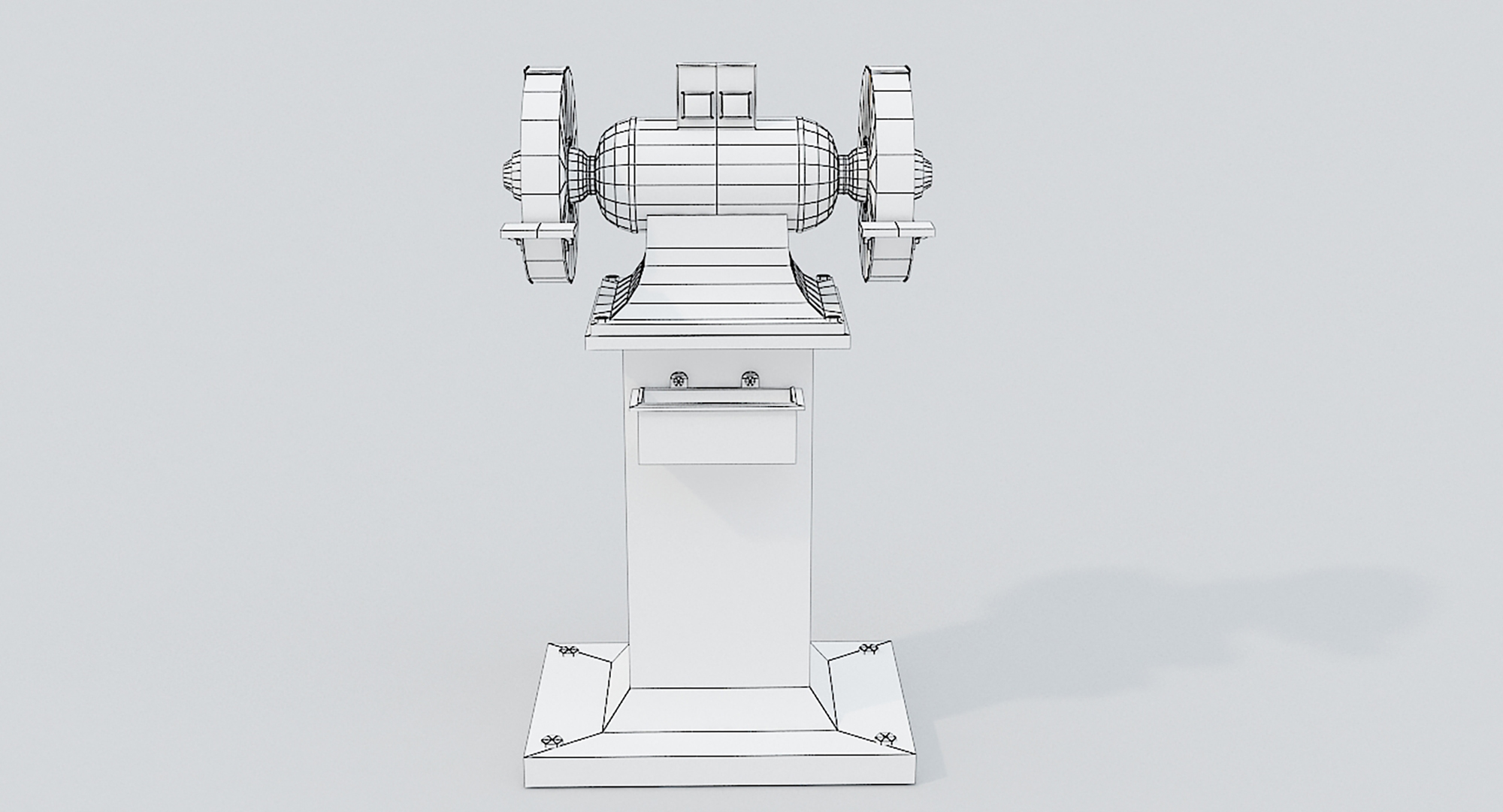Bench Grinder 3D model - TurboSquid 1763787
