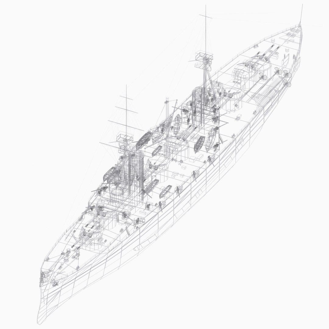 Hms Agincourt Battleship Royal Navy 3D Model | 1146672 | TurboSquid