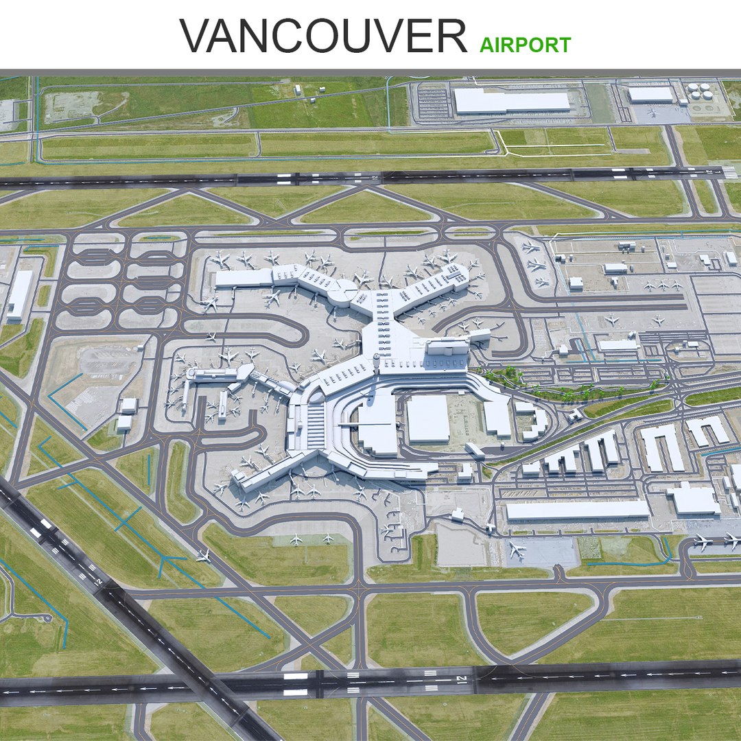 Vancouver Airport Model - TurboSquid 2016221