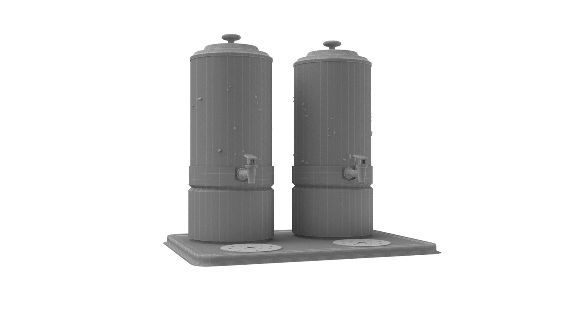 3D cold drink dispanser - TurboSquid 1403869