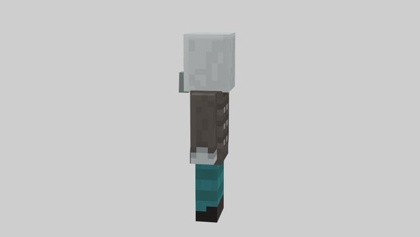 modelo 3d Minecraft Vindicator Rigged - TurboSquid 2057535