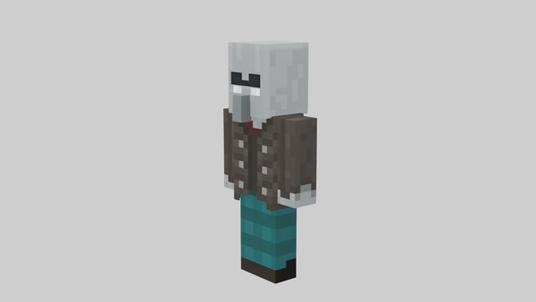 modelo 3d Minecraft Vindicator Rigged - TurboSquid 2057535