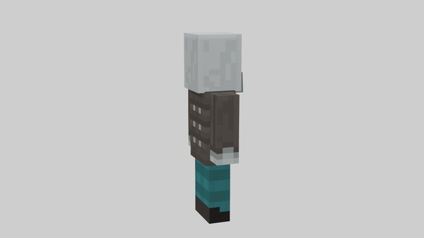 modelo 3d Minecraft Vindicator Rigged - TurboSquid 2057535