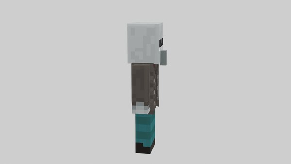modelo 3d Minecraft Vindicator Rigged - TurboSquid 2057535