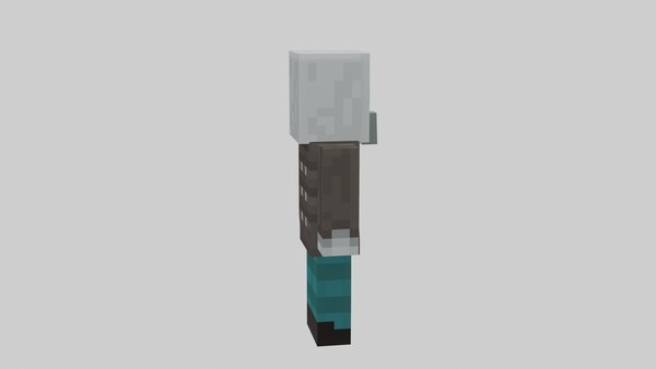 modelo 3d Minecraft Vindicator Rigged - TurboSquid 2057535