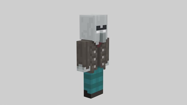 modelo 3d Minecraft Vindicator Rigged - TurboSquid 2057535