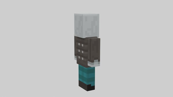 modelo 3d Minecraft Vindicator Rigged - TurboSquid 2057535