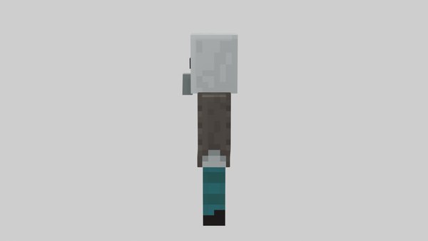 modelo 3d Minecraft Vindicator Rigged - TurboSquid 2057535