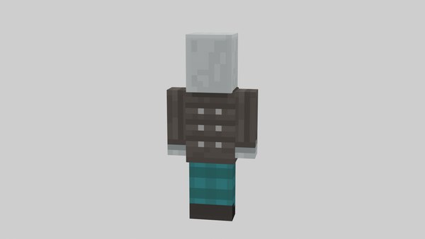 modelo 3d Minecraft Vindicator Rigged - TurboSquid 2057535
