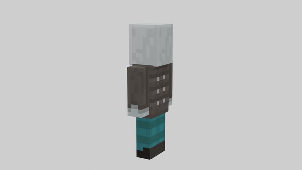 modelo 3d Minecraft Vindicator Rigged - TurboSquid 2057535