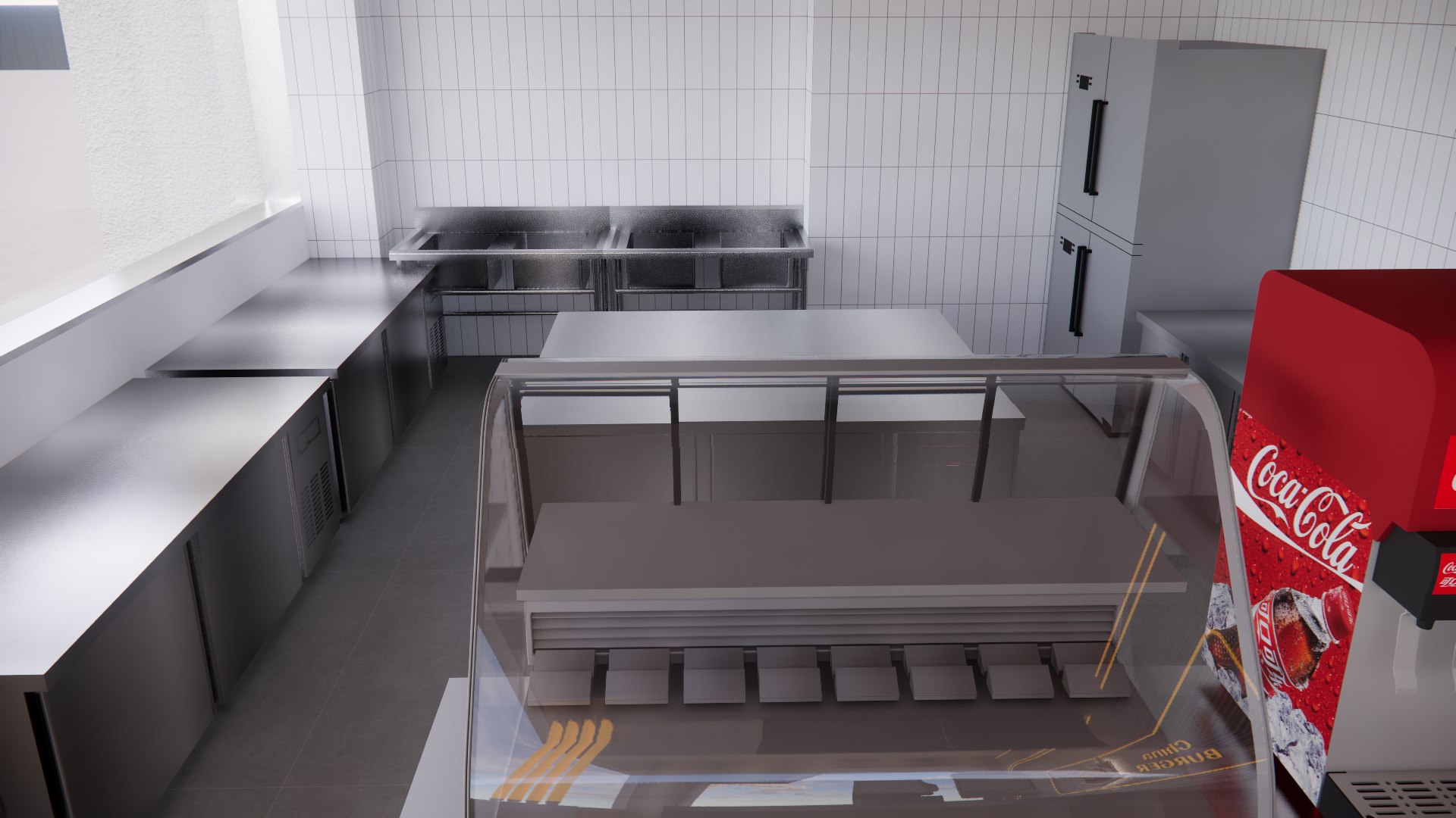Fast Food Restaurant -A2 Model - TurboSquid 2386361