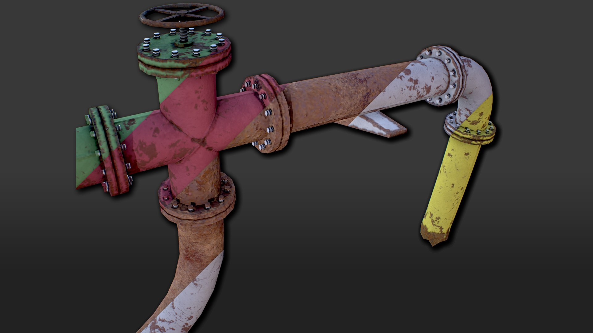 Metal Pipes Pack - 130 Low-poly PBR Objects 3D - TurboSquid 1773869
