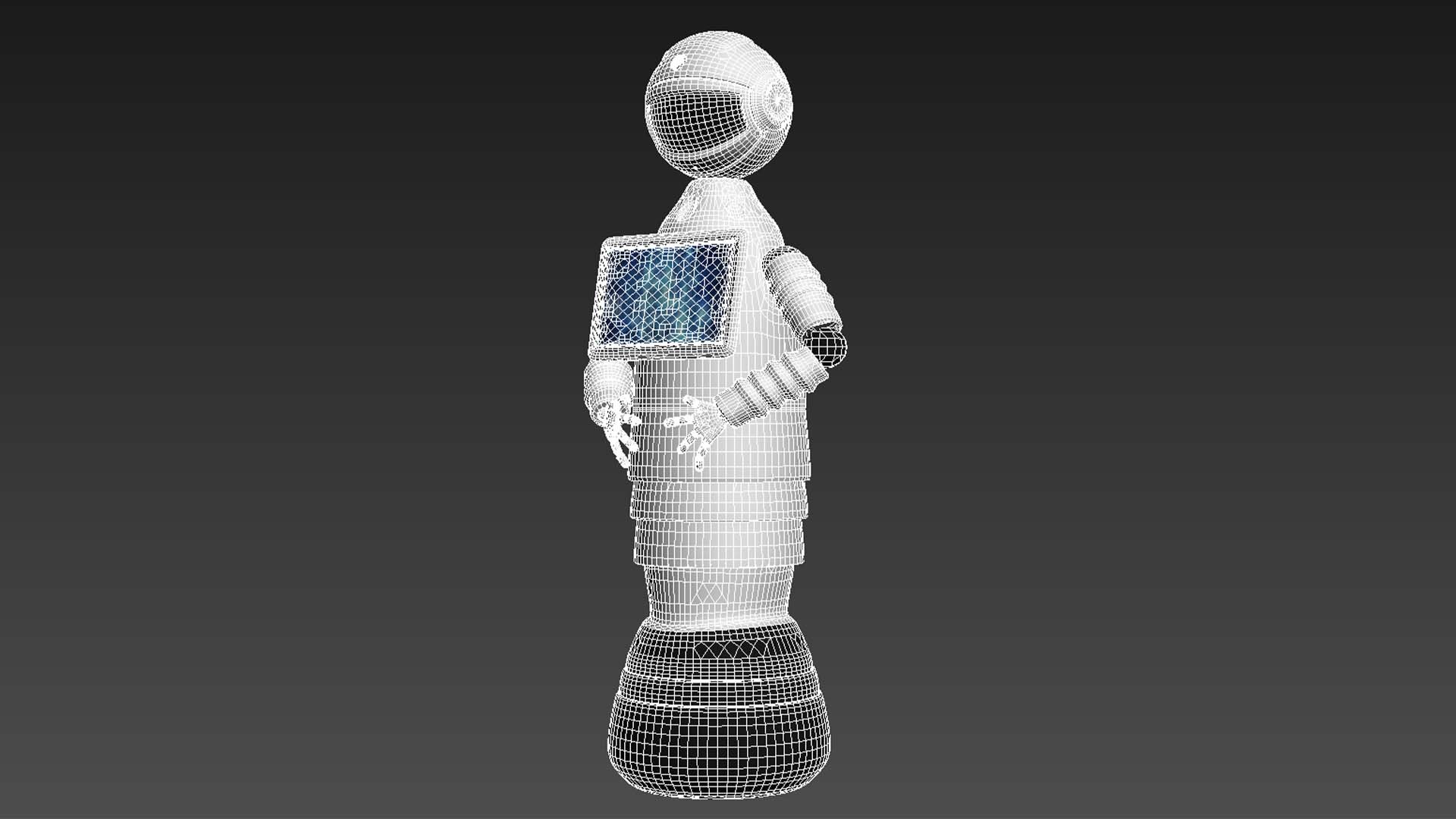 Modern Assisstant Robot 4 3D Model - TurboSquid 2204738
