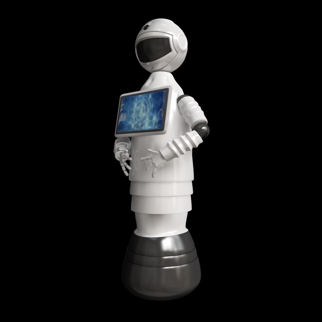 Modern Assisstant Robot 4 3D Model - TurboSquid 2204738