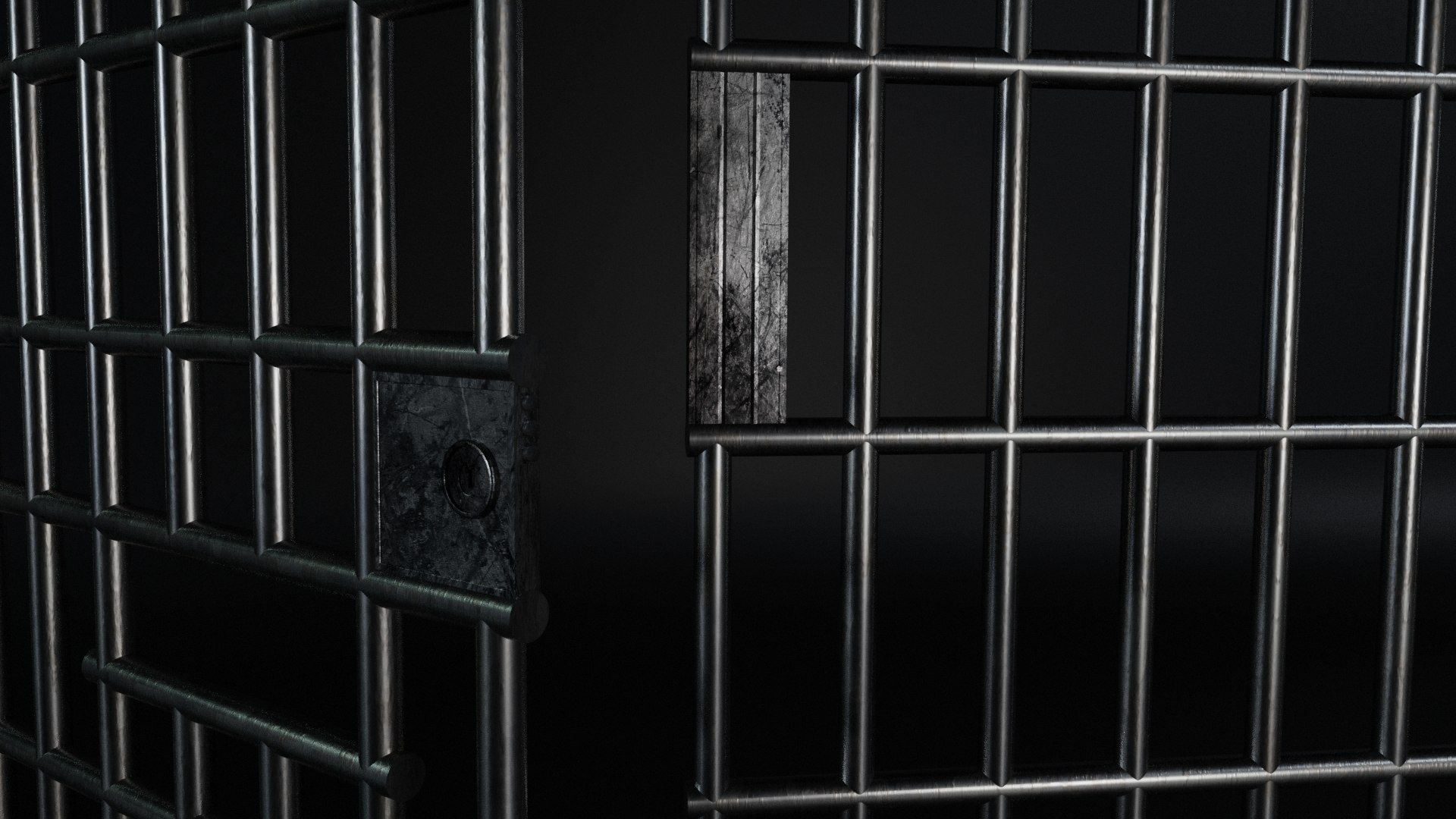 Door prison cell 3D model - TurboSquid 2132538