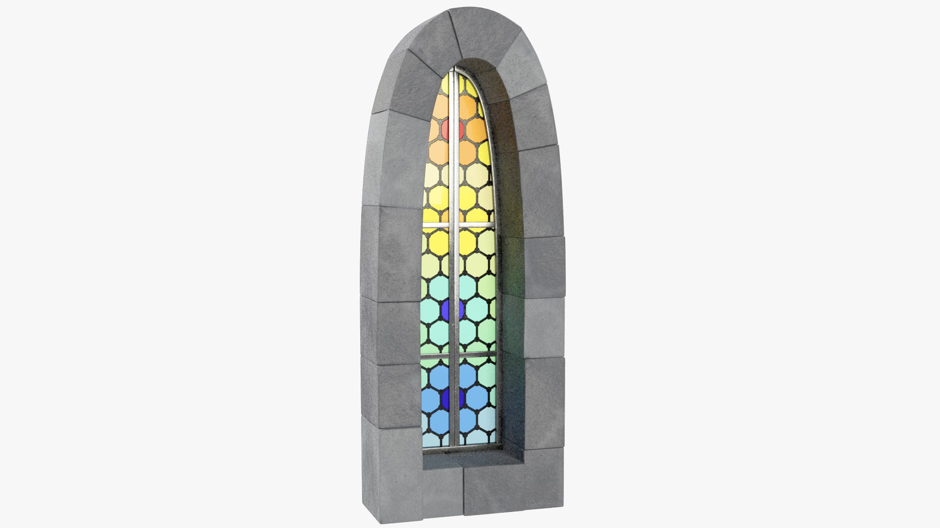 3D stylized old castle windows model - TurboSquid 1672344