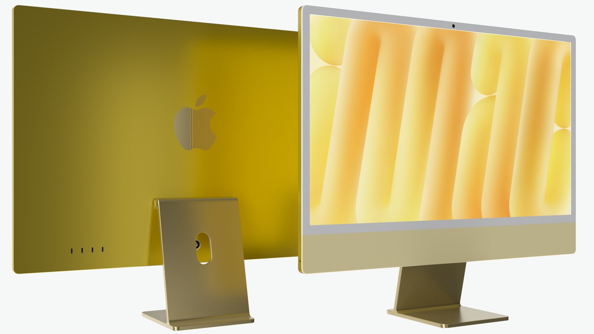 Apple IMac M4 Yellow 3D Model - TurboSquid 2302104