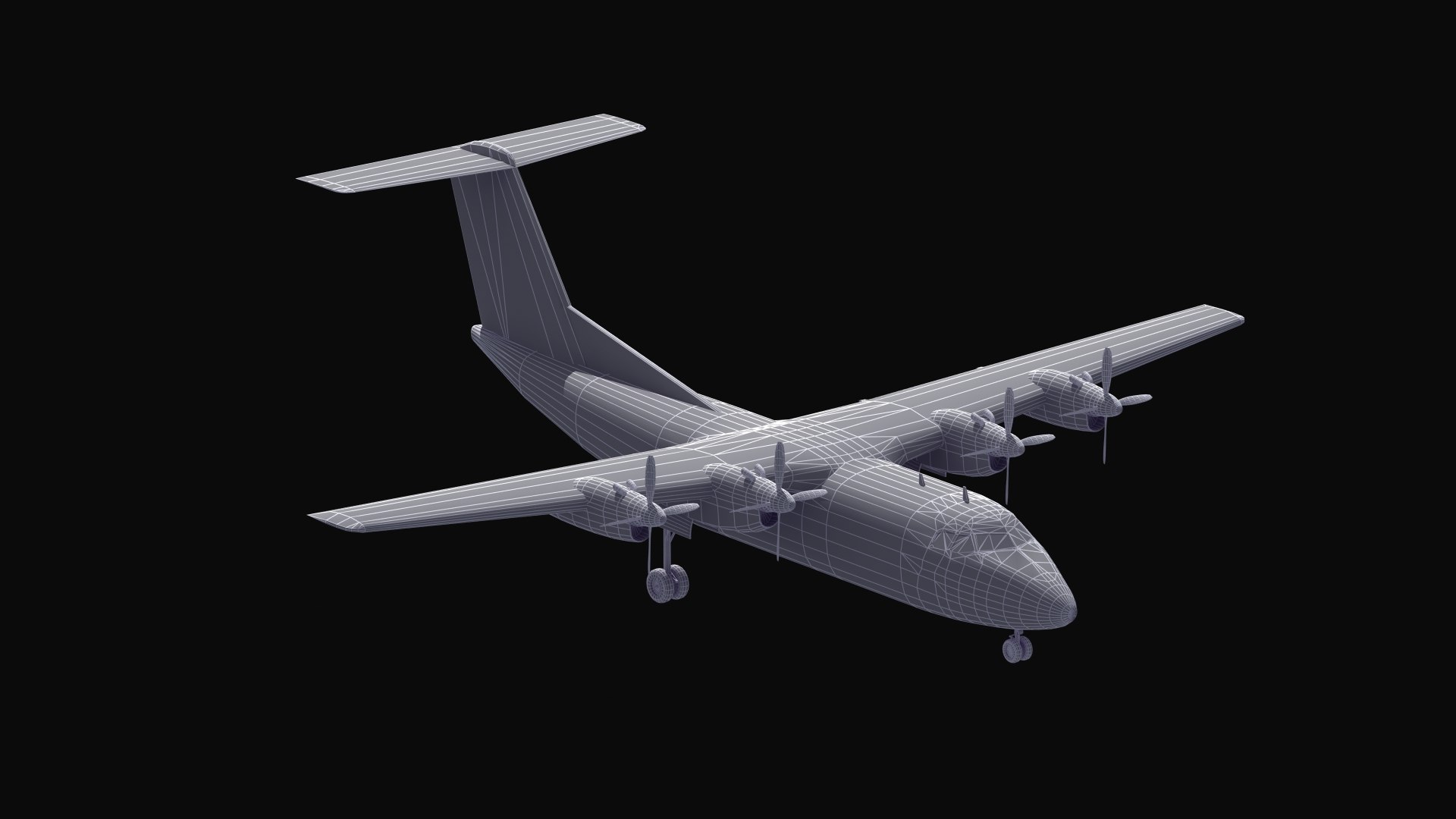 Dash-7 aircraft 3D model - TurboSquid 1651995