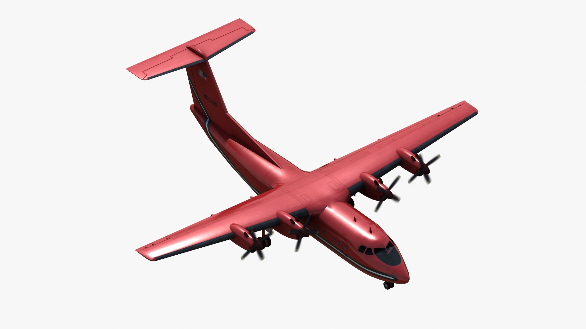 Dash-7 Aircraft 3D Model - TurboSquid 1651995