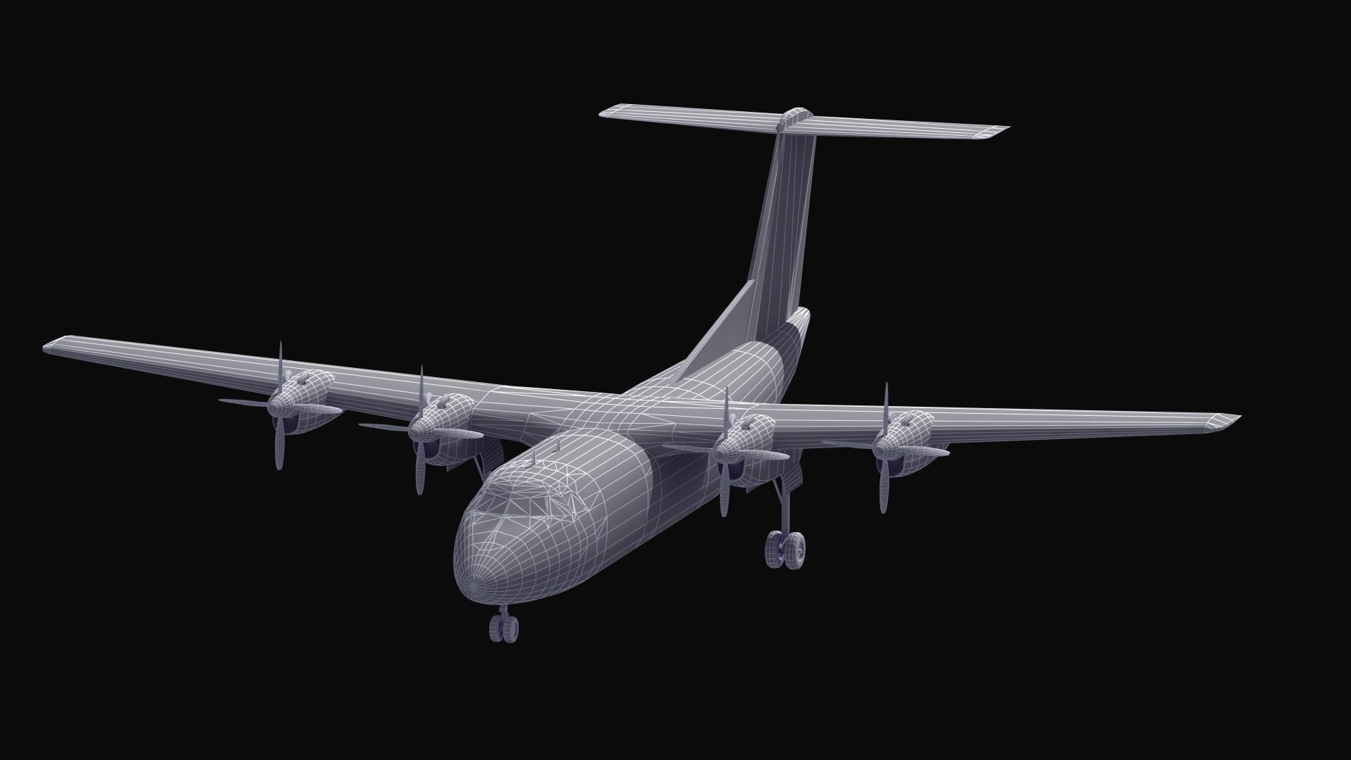 Dash-7 aircraft 3D model - TurboSquid 1651995