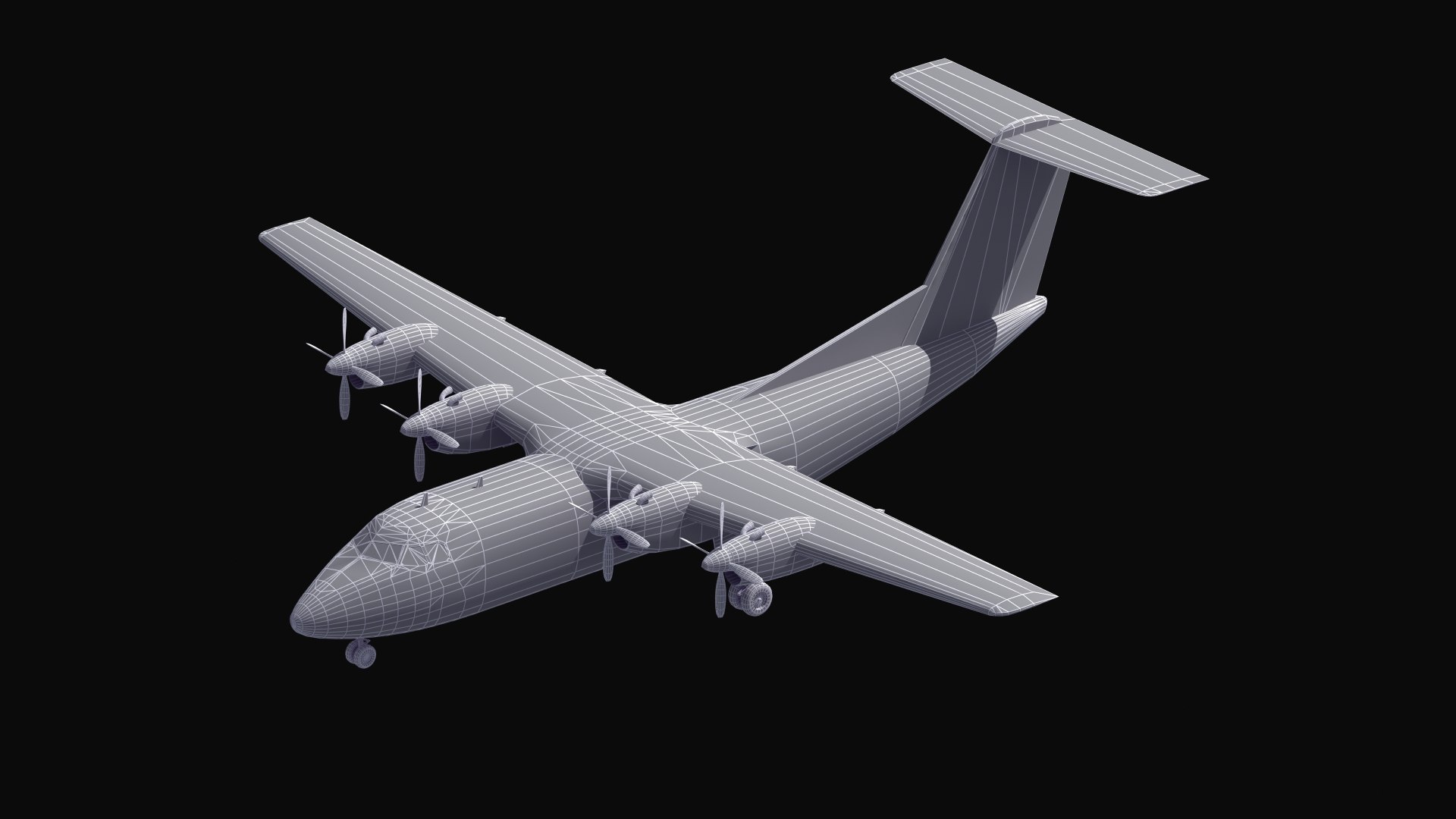 Dash-7 Aircraft 3D Model - TurboSquid 1651995