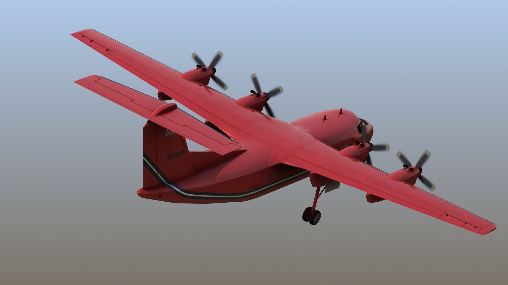 Dash-7 Aircraft 3D Model - TurboSquid 1651995