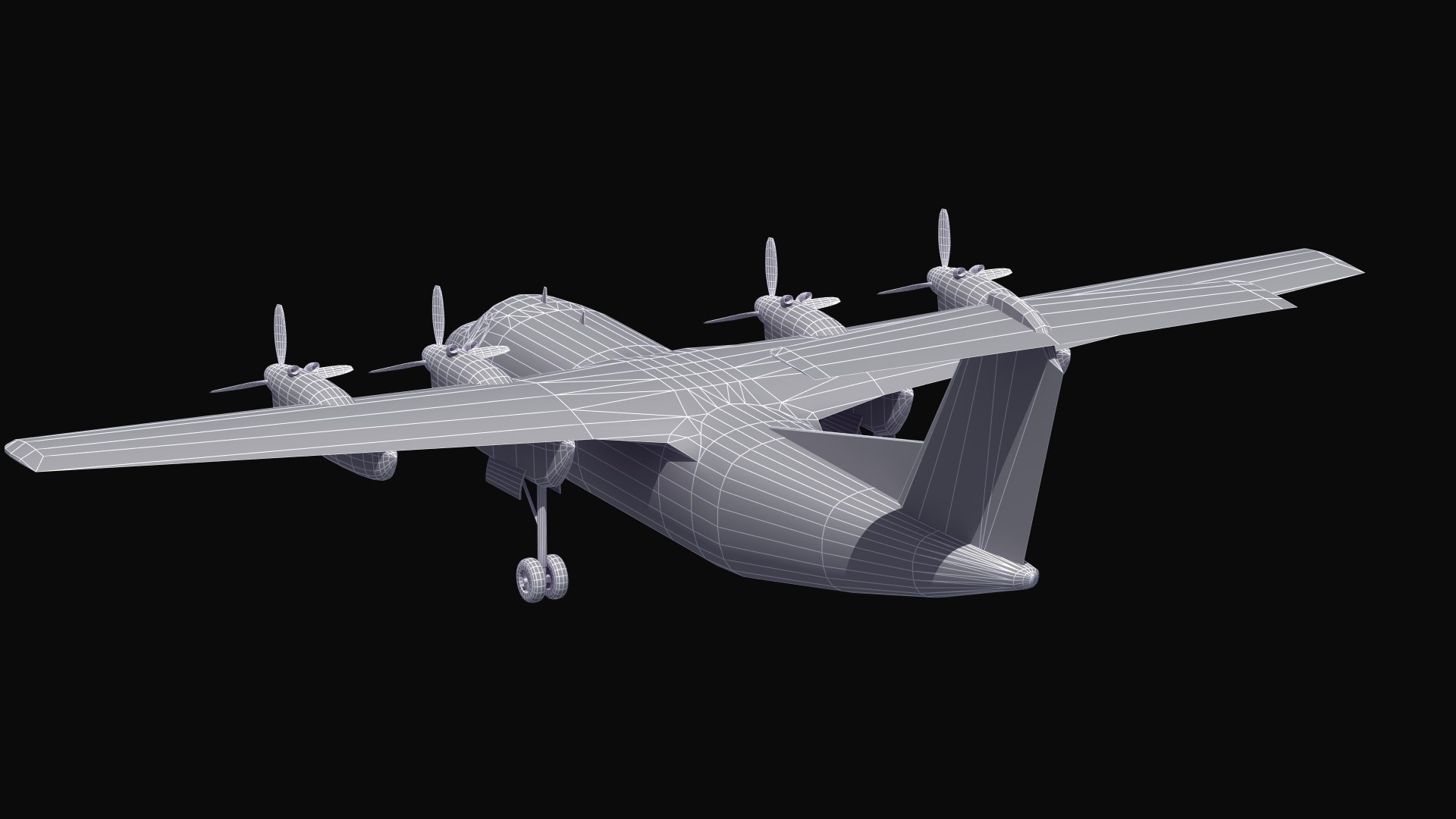 Dash-7 aircraft 3D model - TurboSquid 1651995