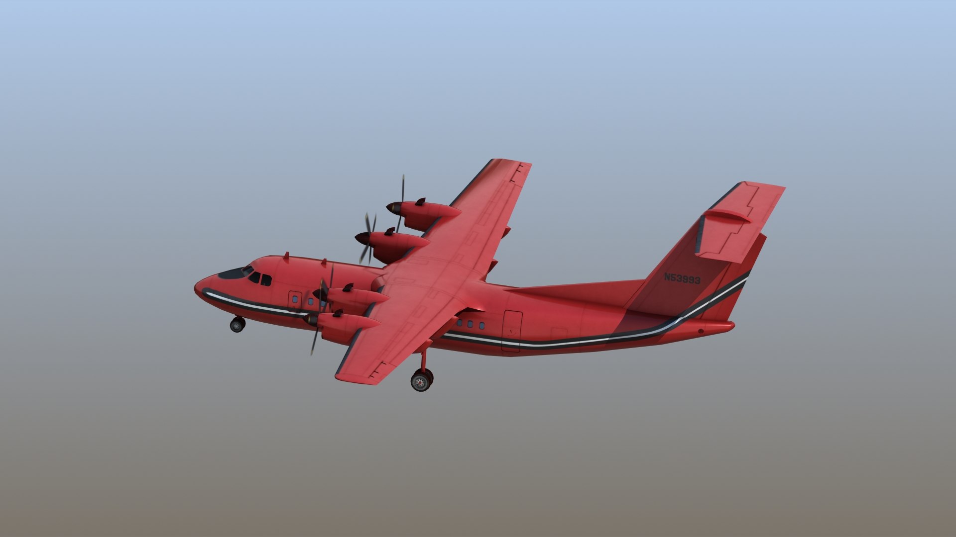 Dash-7 Aircraft 3D Model - TurboSquid 1651995