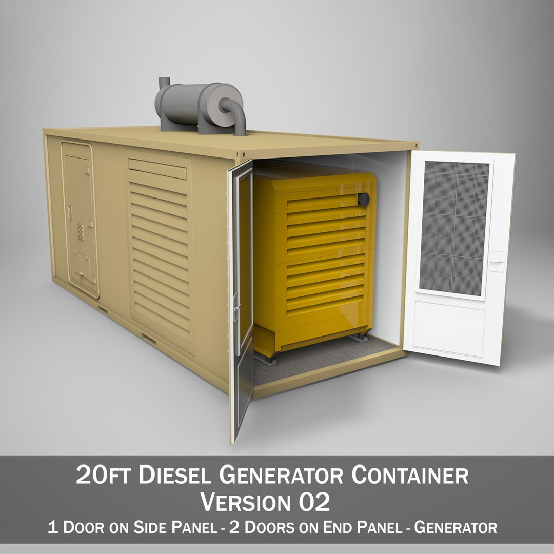 3ds 20ft Generator Container Version