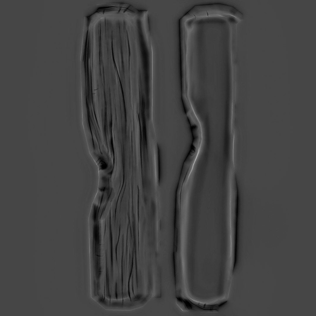 Free Obj Model Plank Wood Stylized