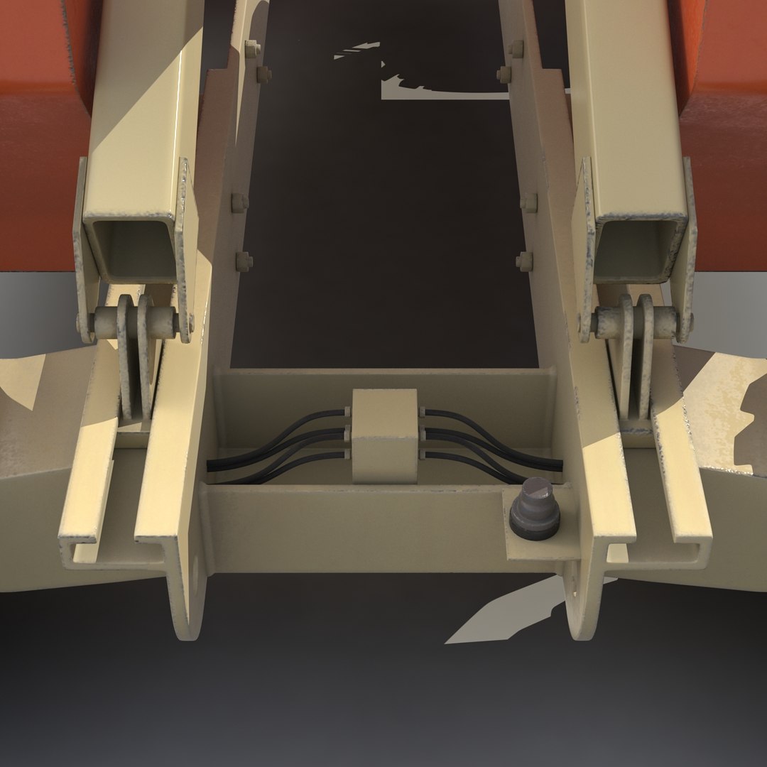 3d engine powered scissor lift model